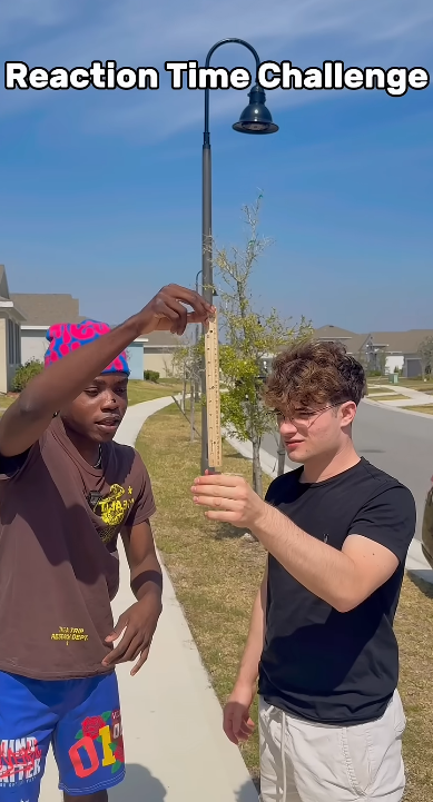 Reaction time test challenge