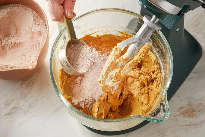 Chocolate gingerbread cutout cookies