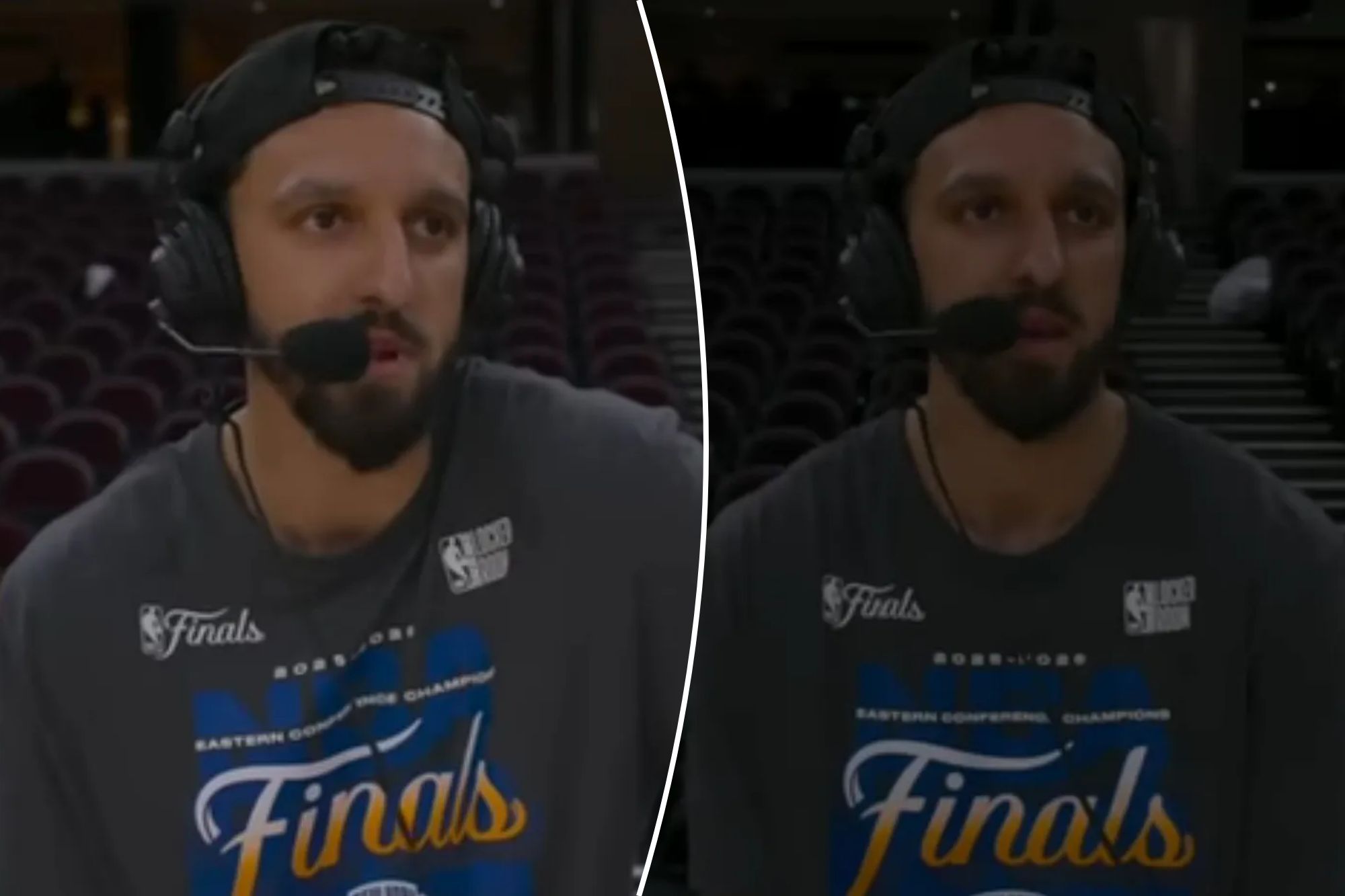Lights appear to go out on Landry Shamet during ESPN interview after ...