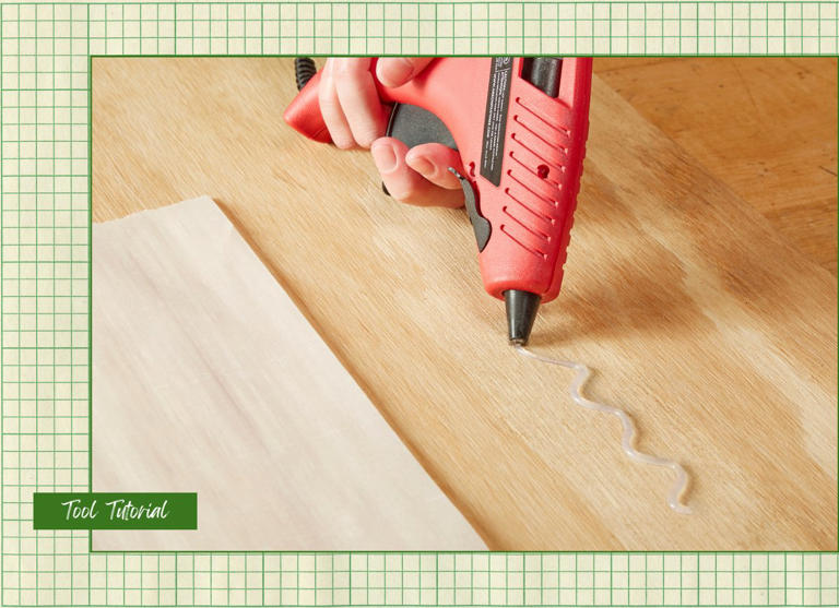 How to use a glue gun for crafting and home DIY