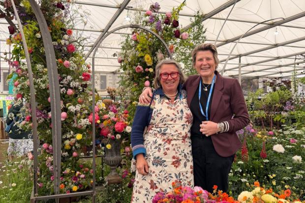 Florist from Somerset wins prestigious award at Chelsea Flower Show
