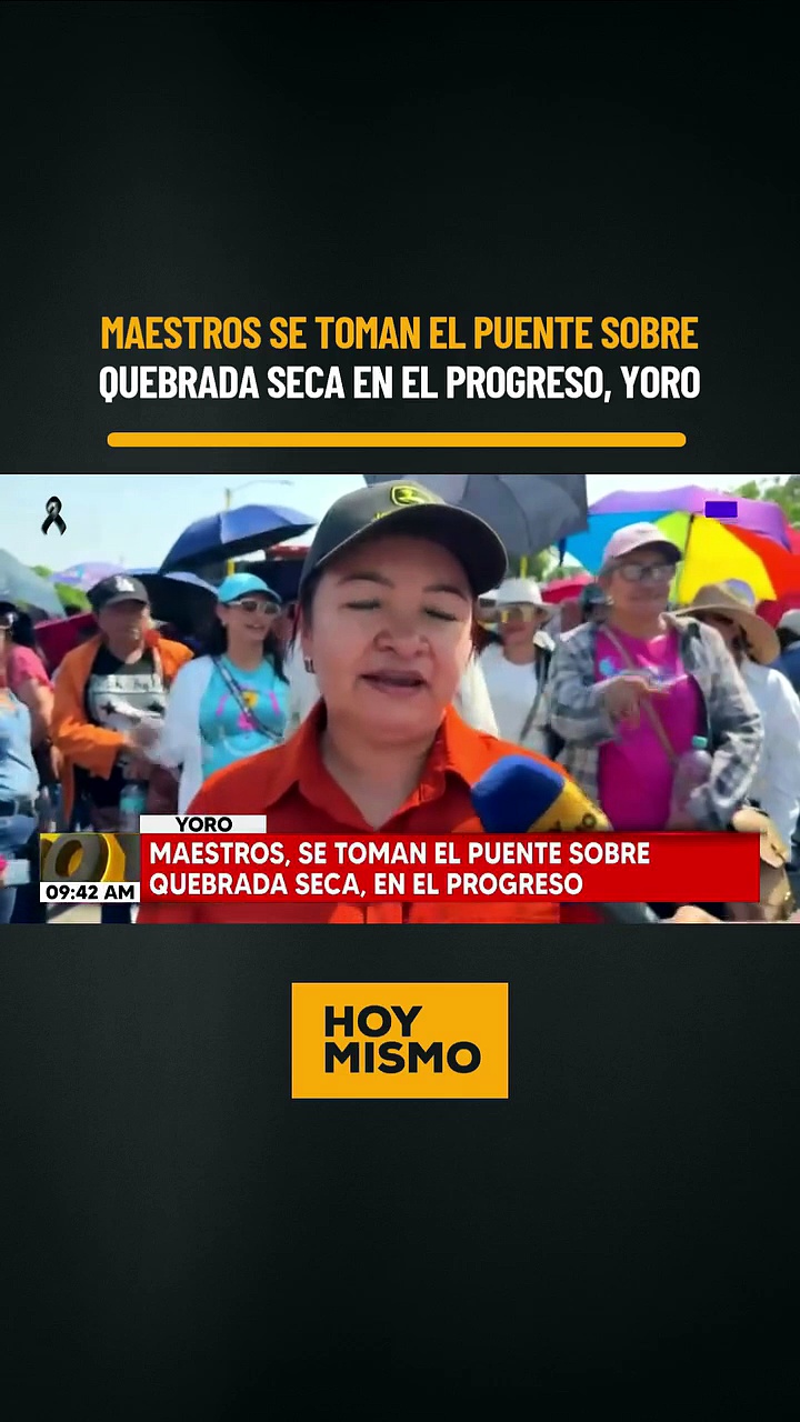 Maestros se toman Puente de Quebrada Seca, en Yoro exigiendo incremento ...