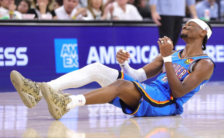 Why Shai Gilgeous-Alexander falls a lot: Because it works