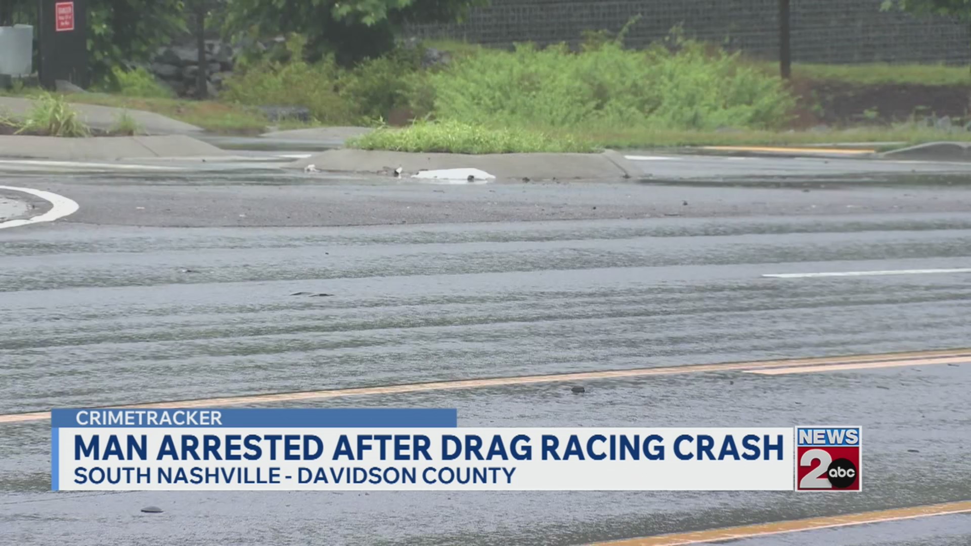 1 charged after street racing crash on Bell Road