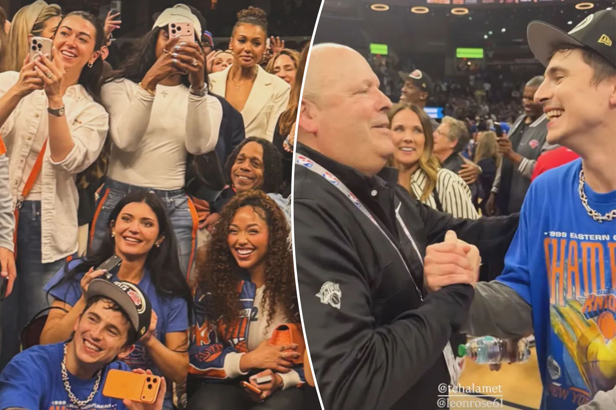 Leon Rose’s daughter celebrates Knicks WAGs — and Timothée Chalamet ...