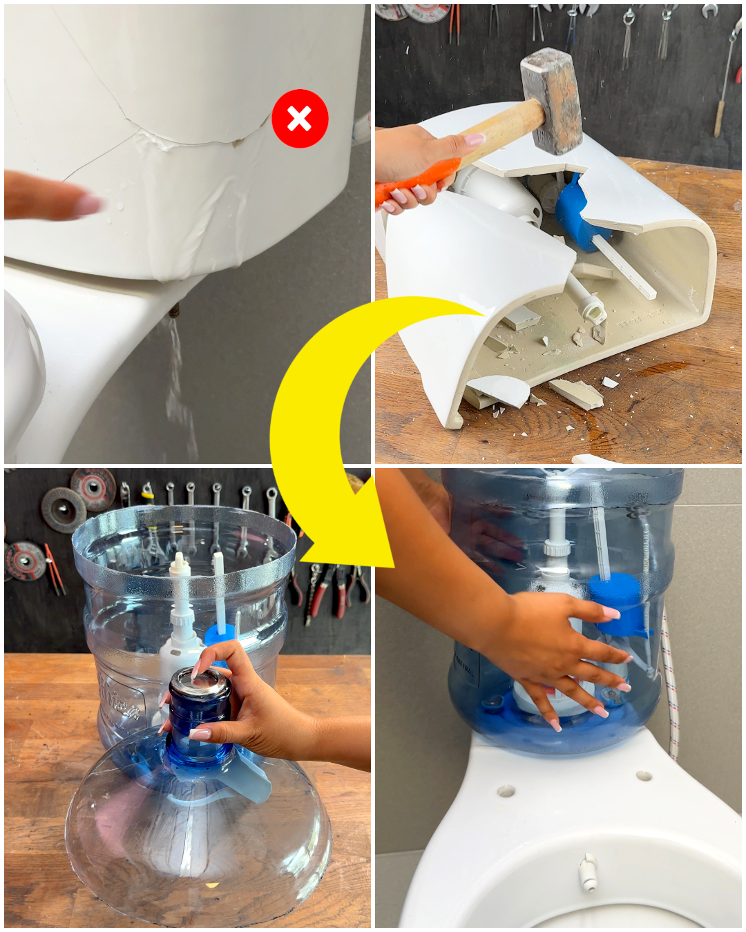 Toilet tank troubles fixed with this DIY project🚽