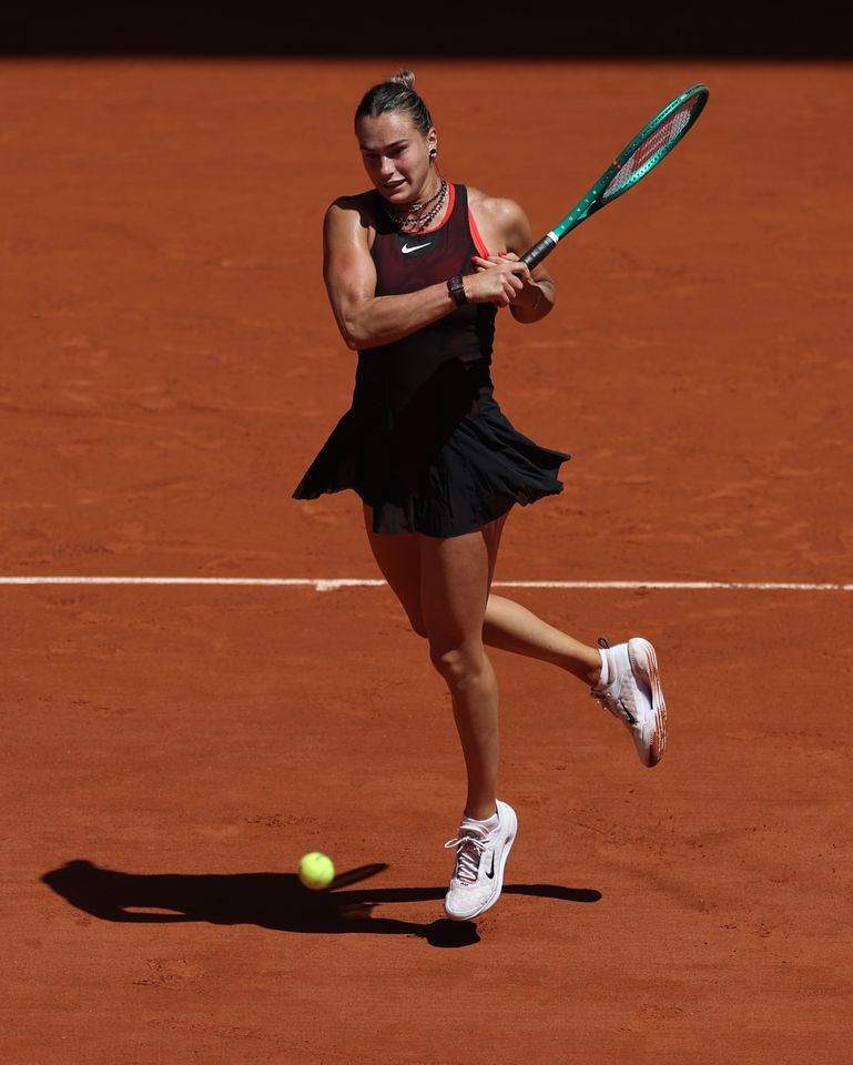 Aryna Sabalenka drips in over 200 carats of diamonds and garnets during ...