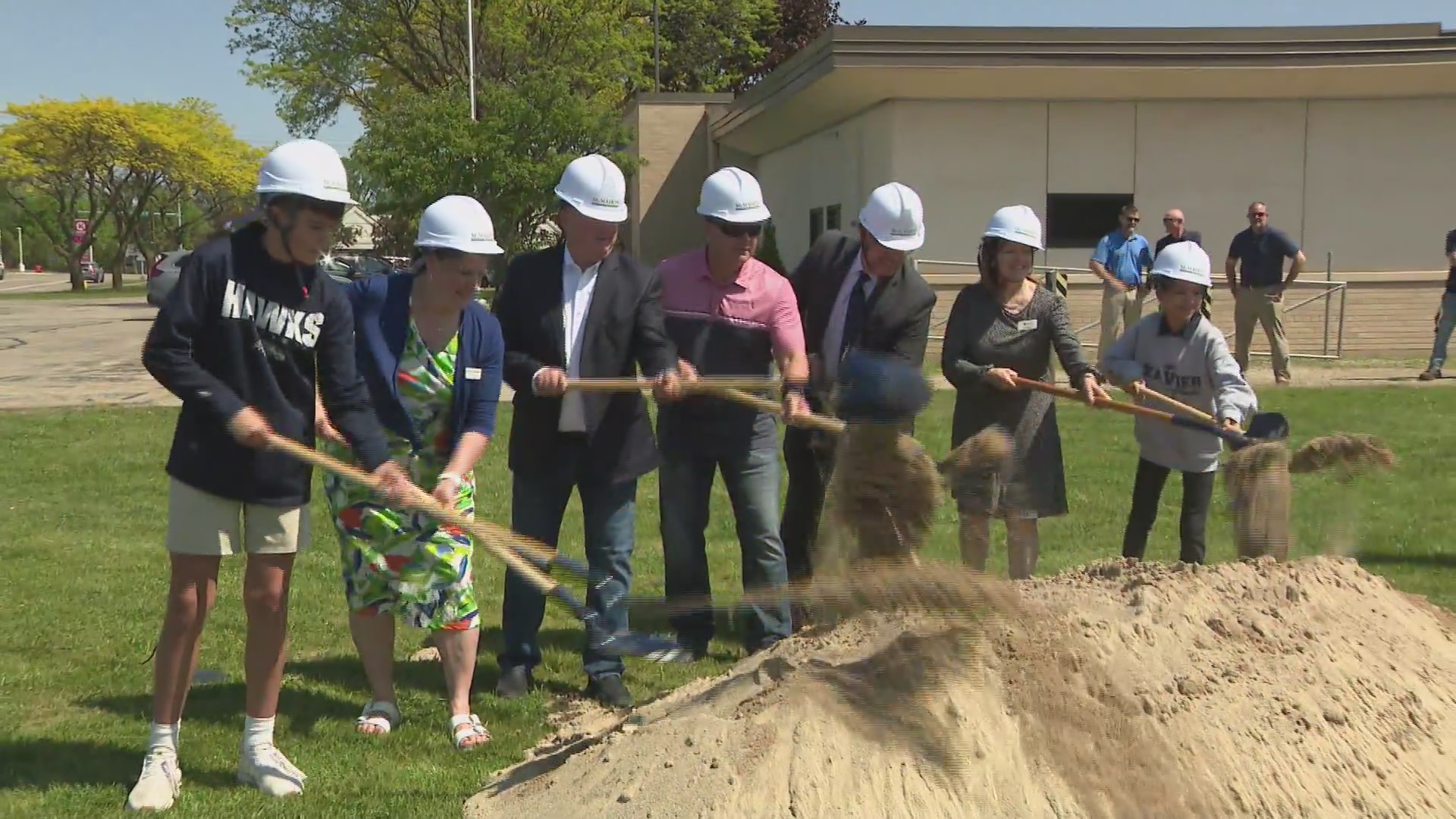 Saint Francis Xavier Middle School breaks ground on new improvement project