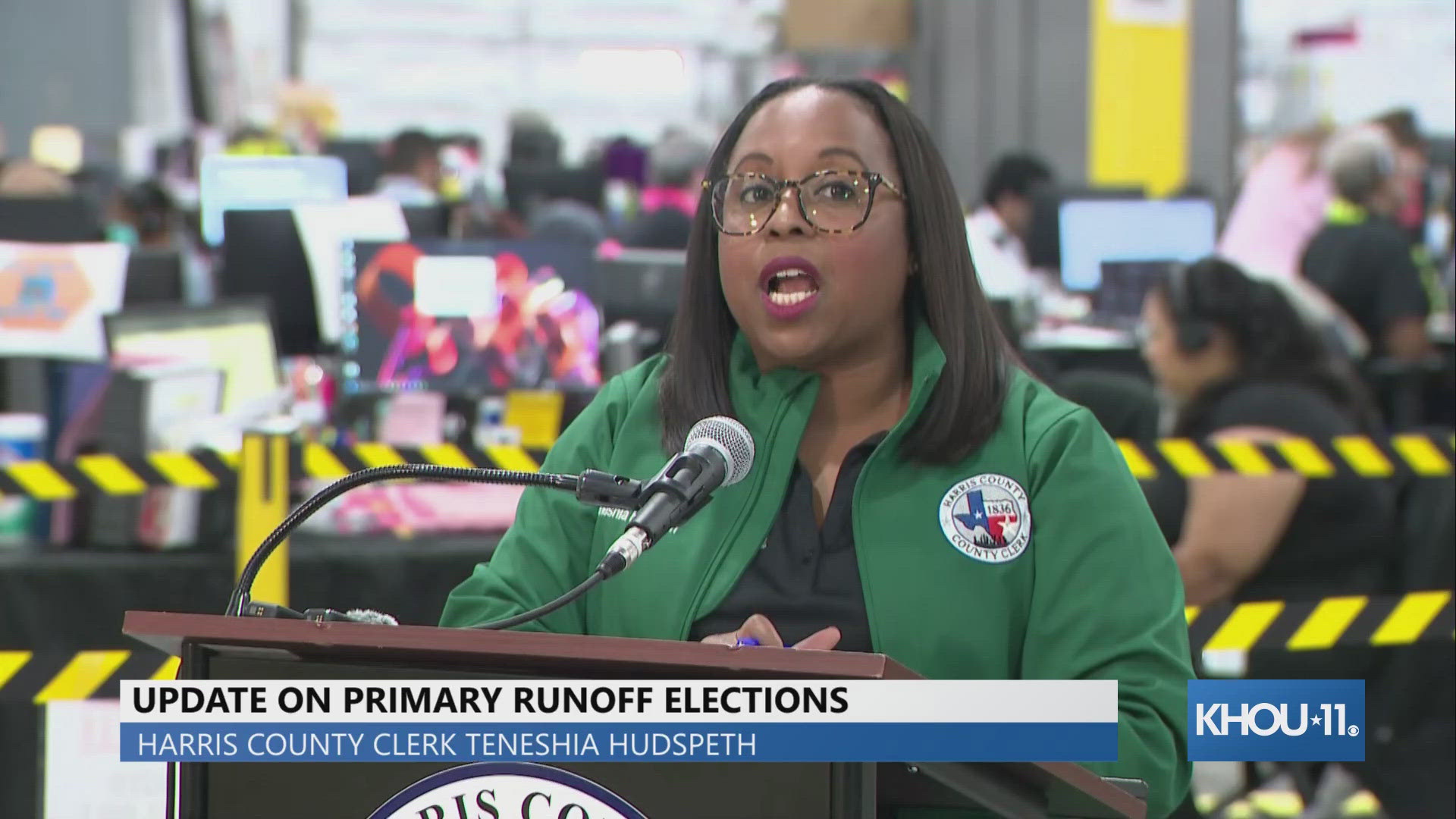 Harris County clerk gives update on primary runoff elections