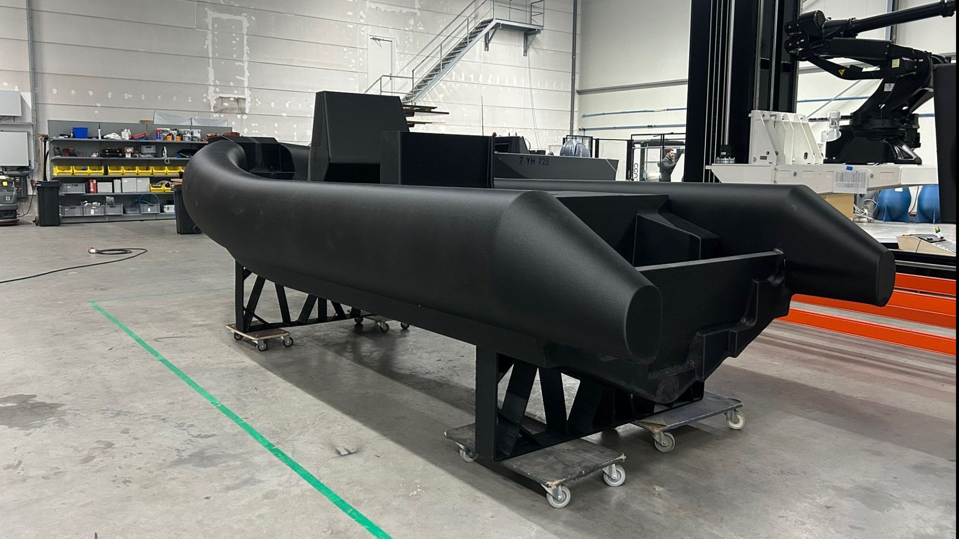 Hawaii startup builds 3D-printed Navy boat using volcanic basalt composite