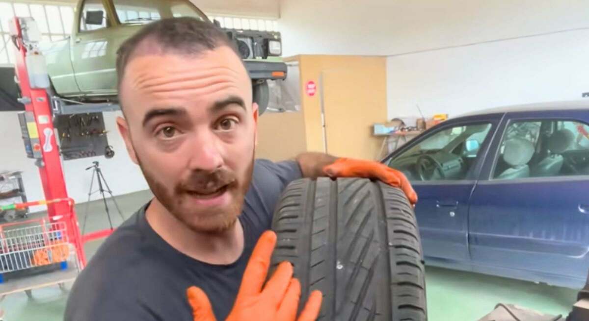 Jorge Novo, mecánico: "Para reparar un pinchazo con una mecha, lo ...