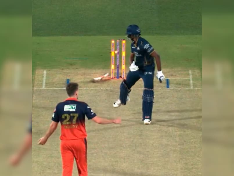 Hit-wicket in IPL: Sai Sudharsan's brilliant shot turns into disaster ...