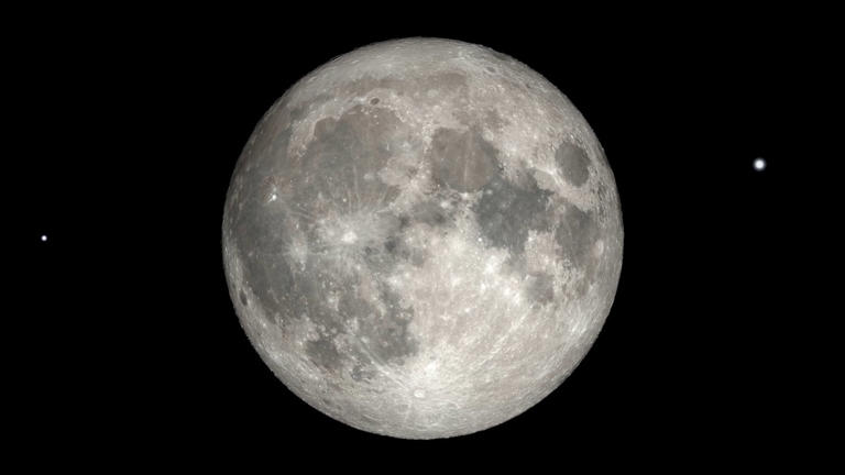 Eyes to the sky! A rare blue apogee micromoon shines this weekend