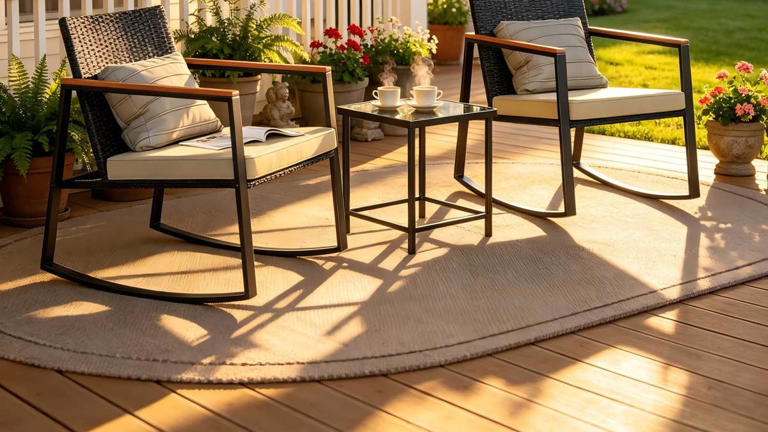 Walmart offers Lofka 3-piece rocking patio set for just $67 — perfect ...