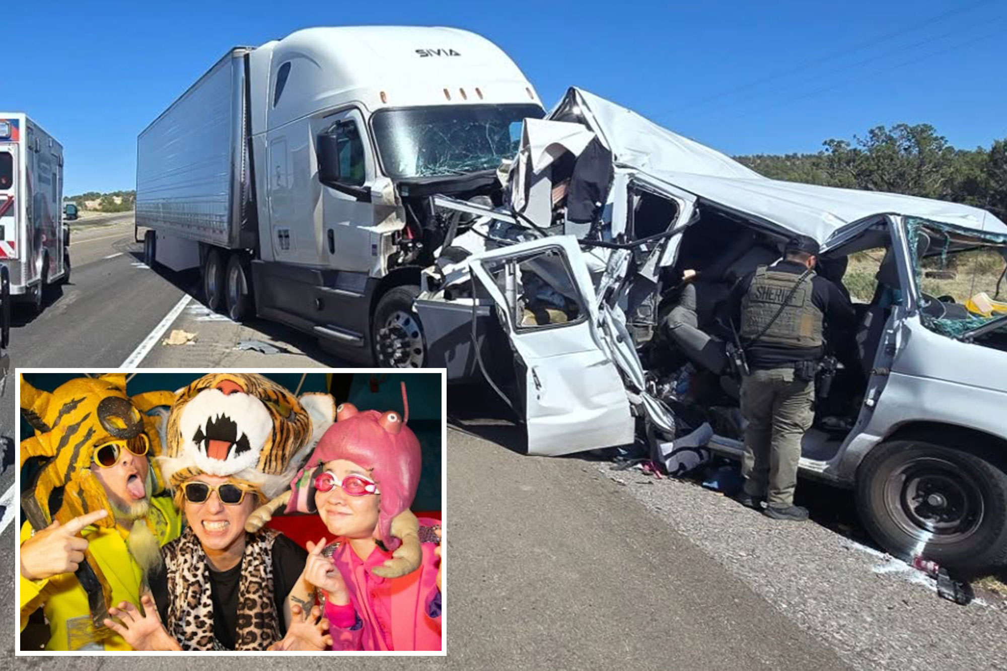 Popular punk band Peelander-Z rushed to hospital after horror crash ...