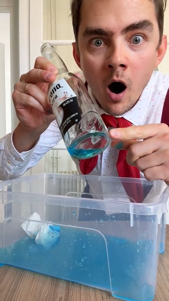 Can you really break a bottle by hand?