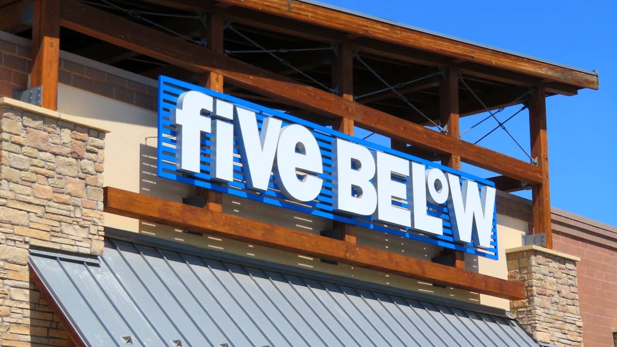 Five Below's sleek metal stool could easily double as a cheap side ...