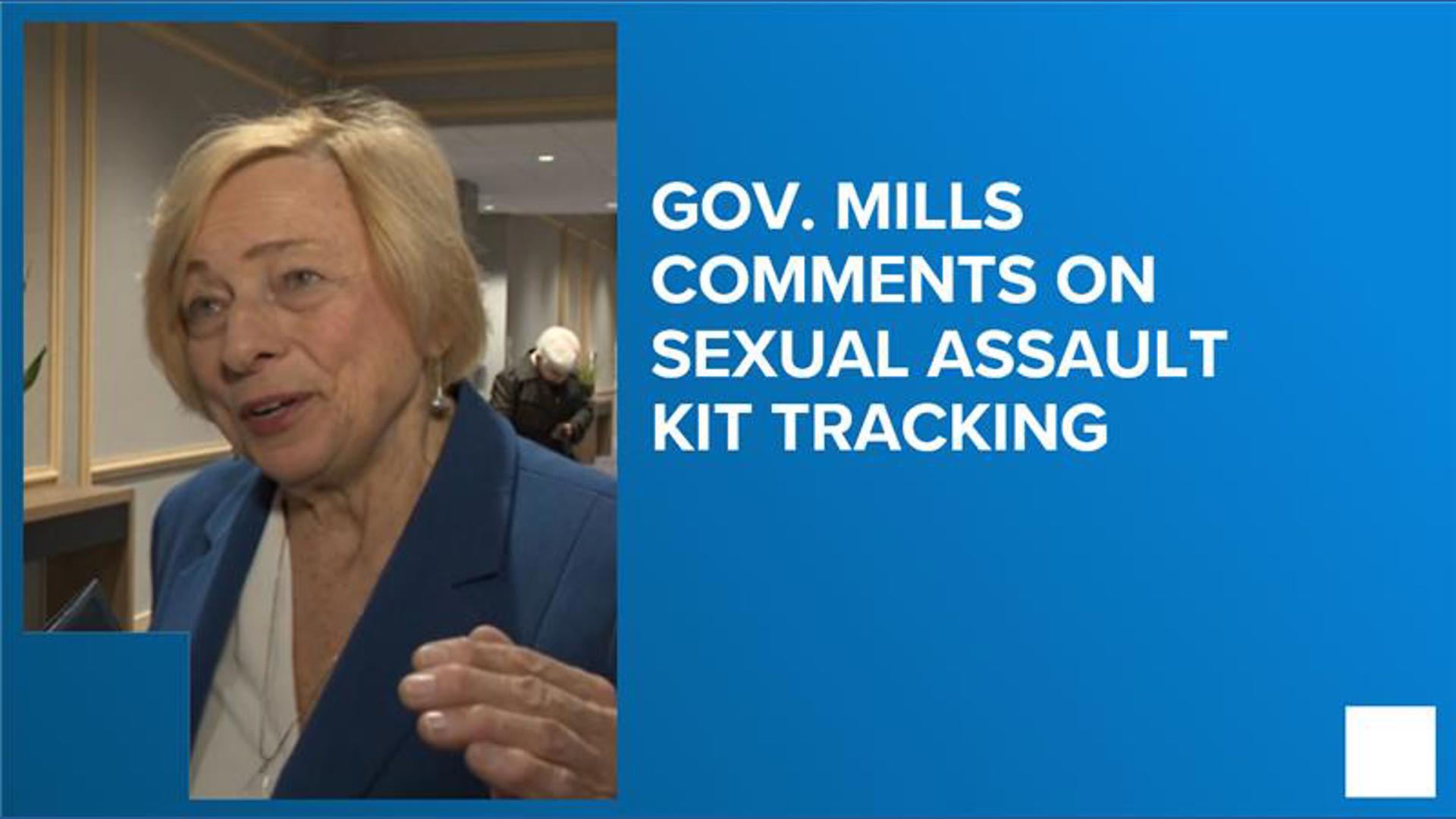Gov. Mills and health care workers explain sexual assault kit tracking ...