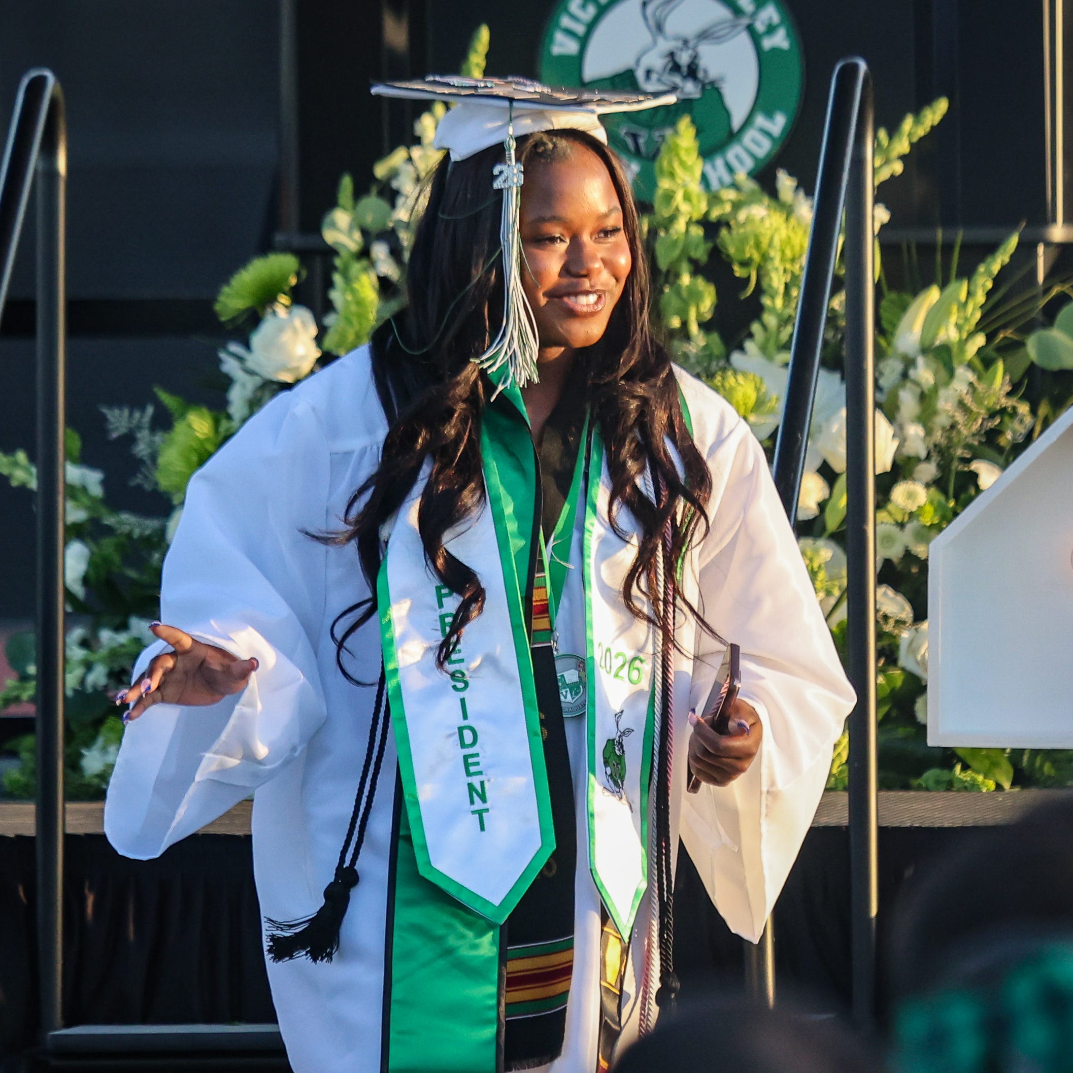 Like a bell, Jackrabbit pride rings at Victor Valley High graduation