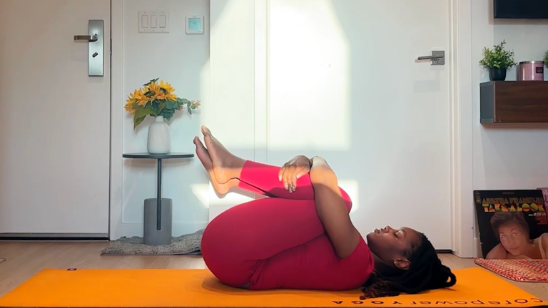 Lower back feeling stiff? Try this 5-minute yoga practice for relief ...