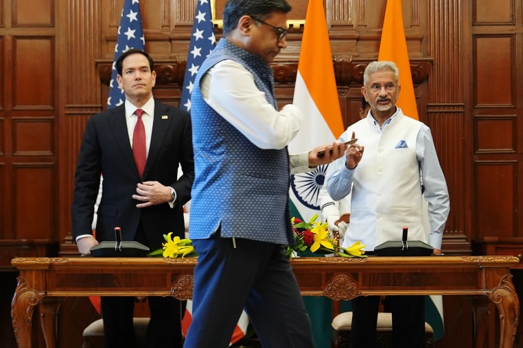 In India, Rubio finds himself confronted over anti-Indian racism