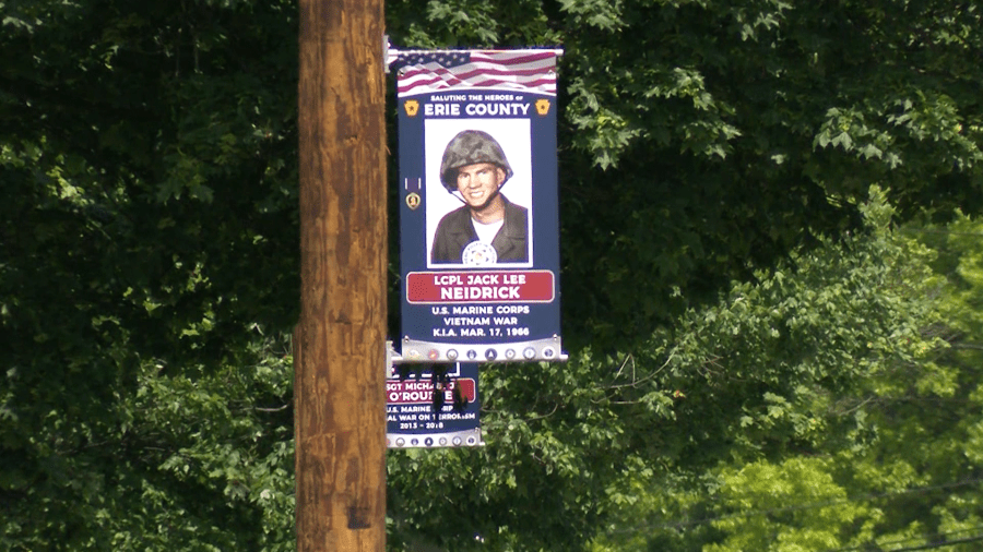 Hometown Heroes banners honor local veterans