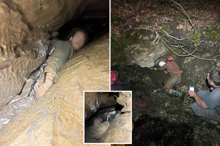 NYC man 'really jammed' inside frigid upstate cave rescued by heroic ...