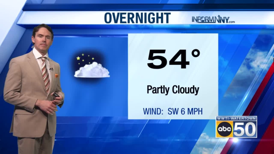 North Country evening weather: Tuesday, May 26, 2026