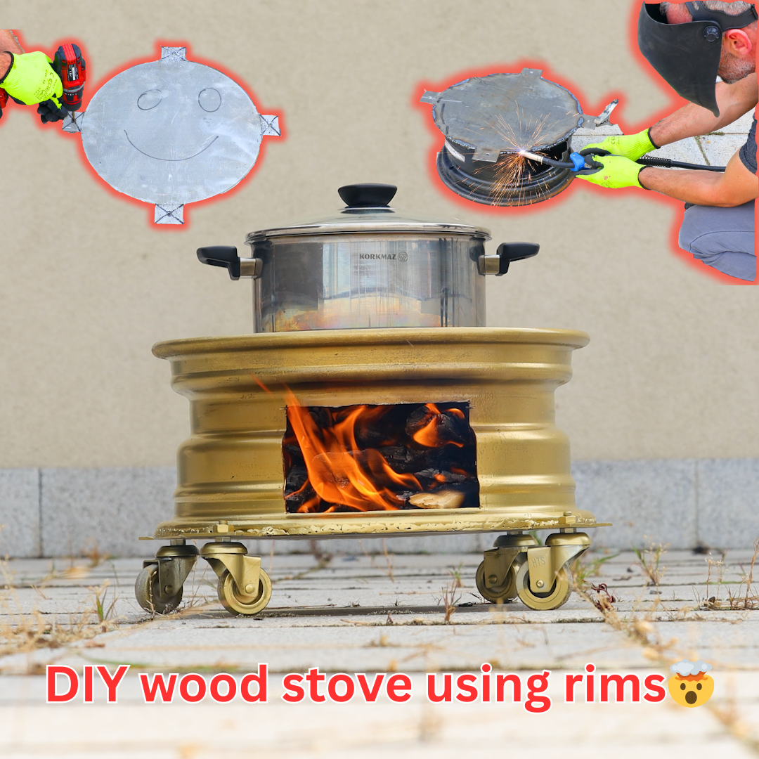 Man crafts a brilliant stove that's a total game-changer! 🔥🛠️