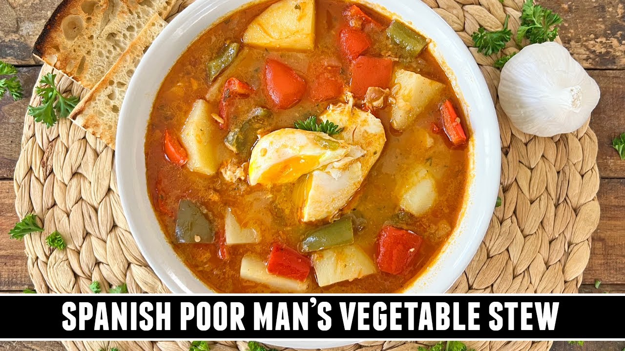 Spanish poor man’s vegetable stew | Easy traditional budget recipe