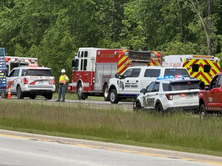 Crash kills two MDOT workers on US-127 in Mason