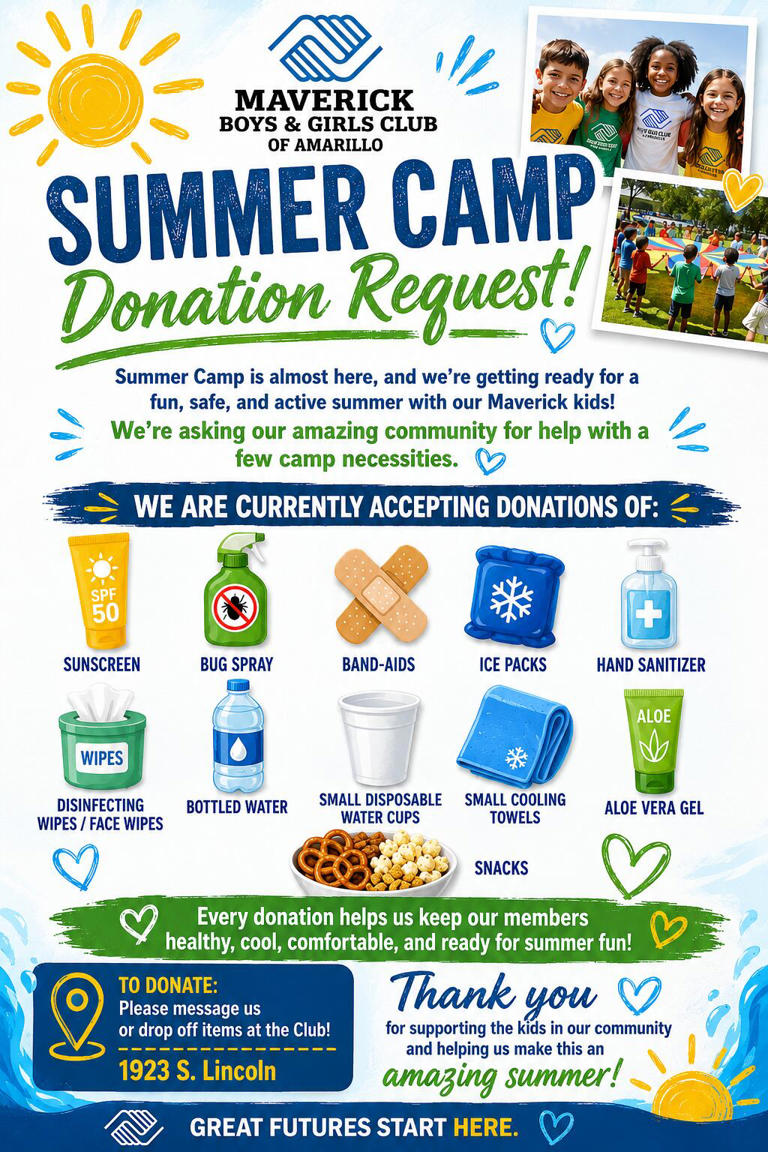 Amarillo Maverick Boys & Girls Club seeks donations for summer camp