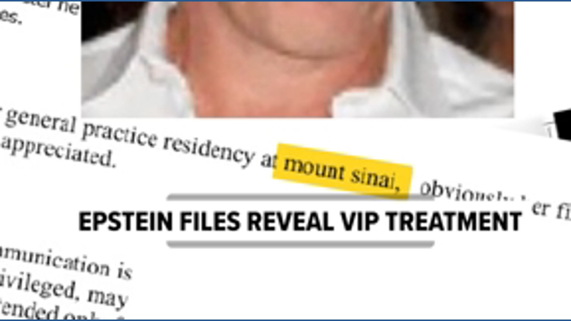 Epstein files reveal VIP treatment