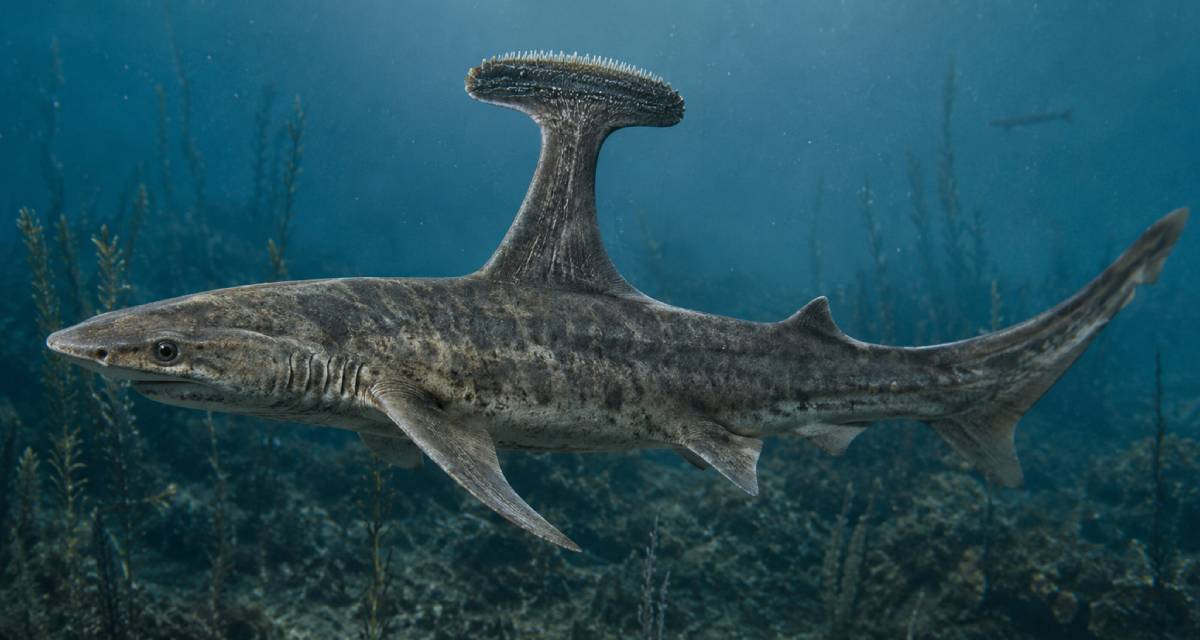 The ancient shark with a fin unlike anything alive today