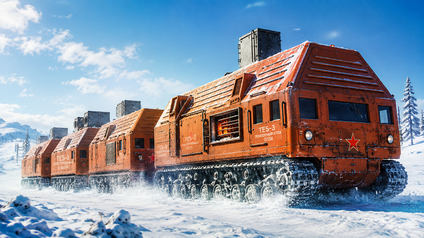 The Soviet Arctic reactor train - The nuclear machine built for the ...