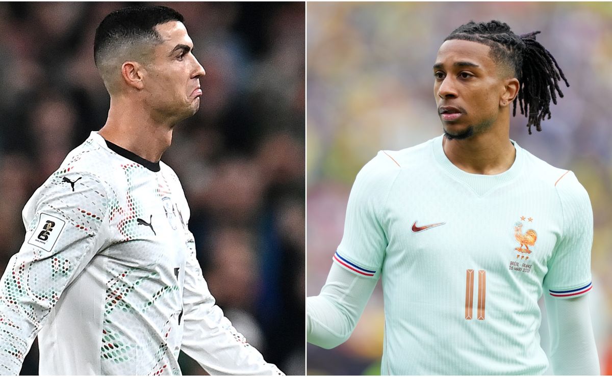 Cristiano Ronaldo overlooked by France star Michael Olise while naming ...