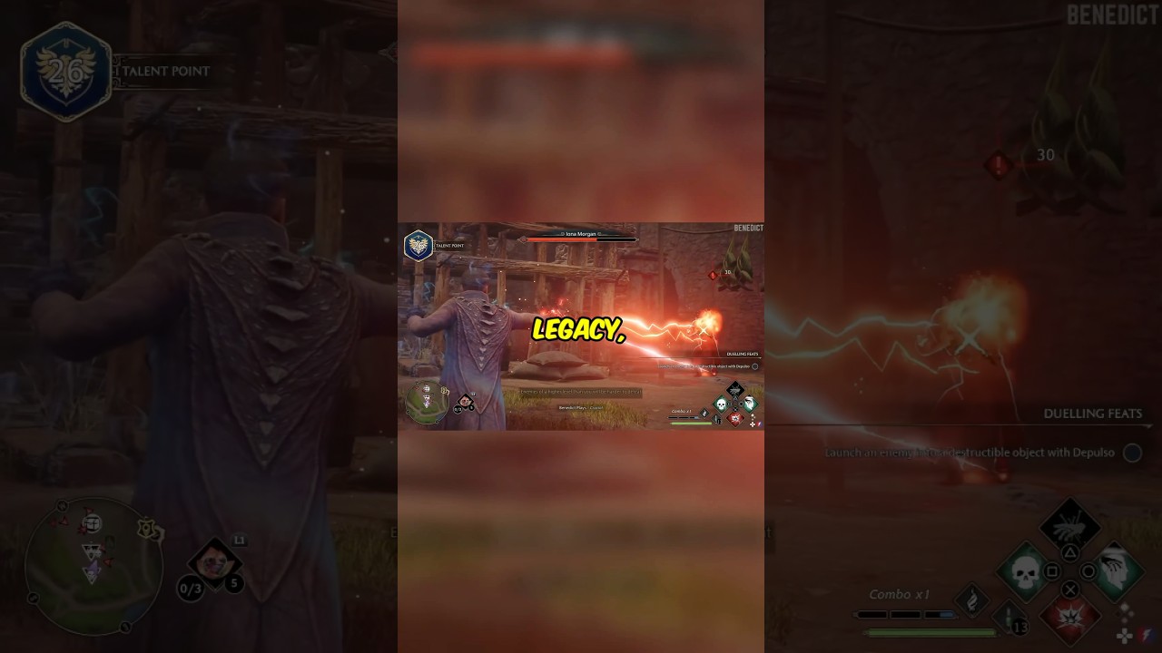 These two spells in Hogwarts Legacy make the game easier. #videogames # ...