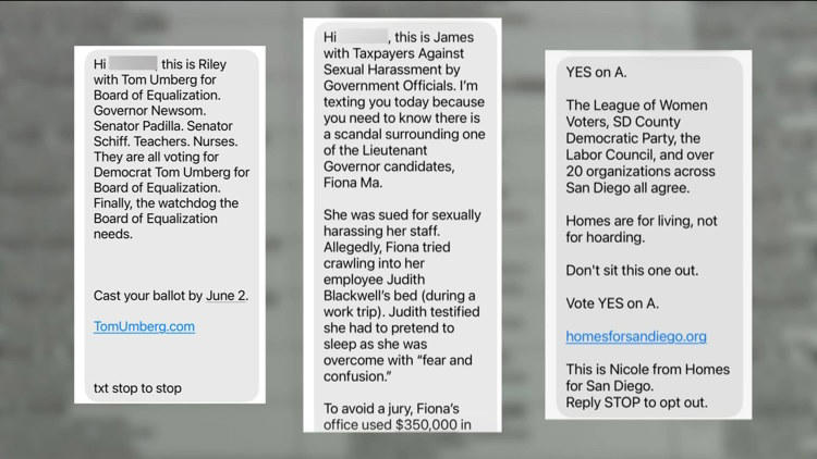 Political text messages surge ahead of election, leaving voters asking ...