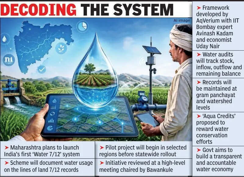 Maha unveils India’s first ‘Water 7/12’ system to track every drop