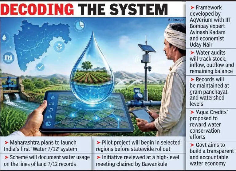 Maha unveils India’s first ‘Water 7/12’ system to track every drop
