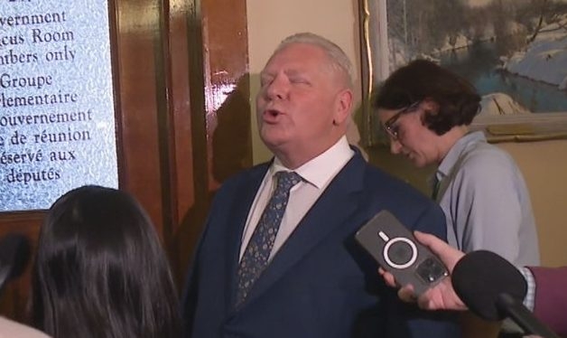 Doug Ford offers reporters his wily tip on dealing with nuisance coyotes