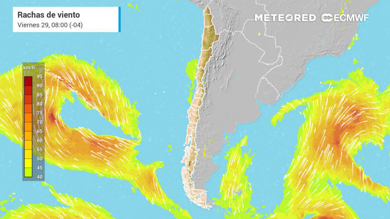 Lluvia y rachas de hasta 70 km/h: DMC activa avisos por frente que ...