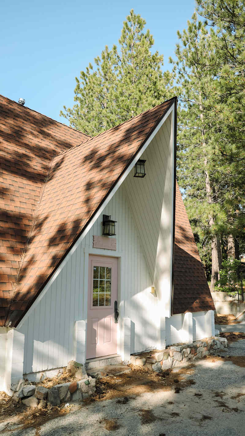 She bought the 1959 A-frame she once rented - and calls it her cosmic cabin