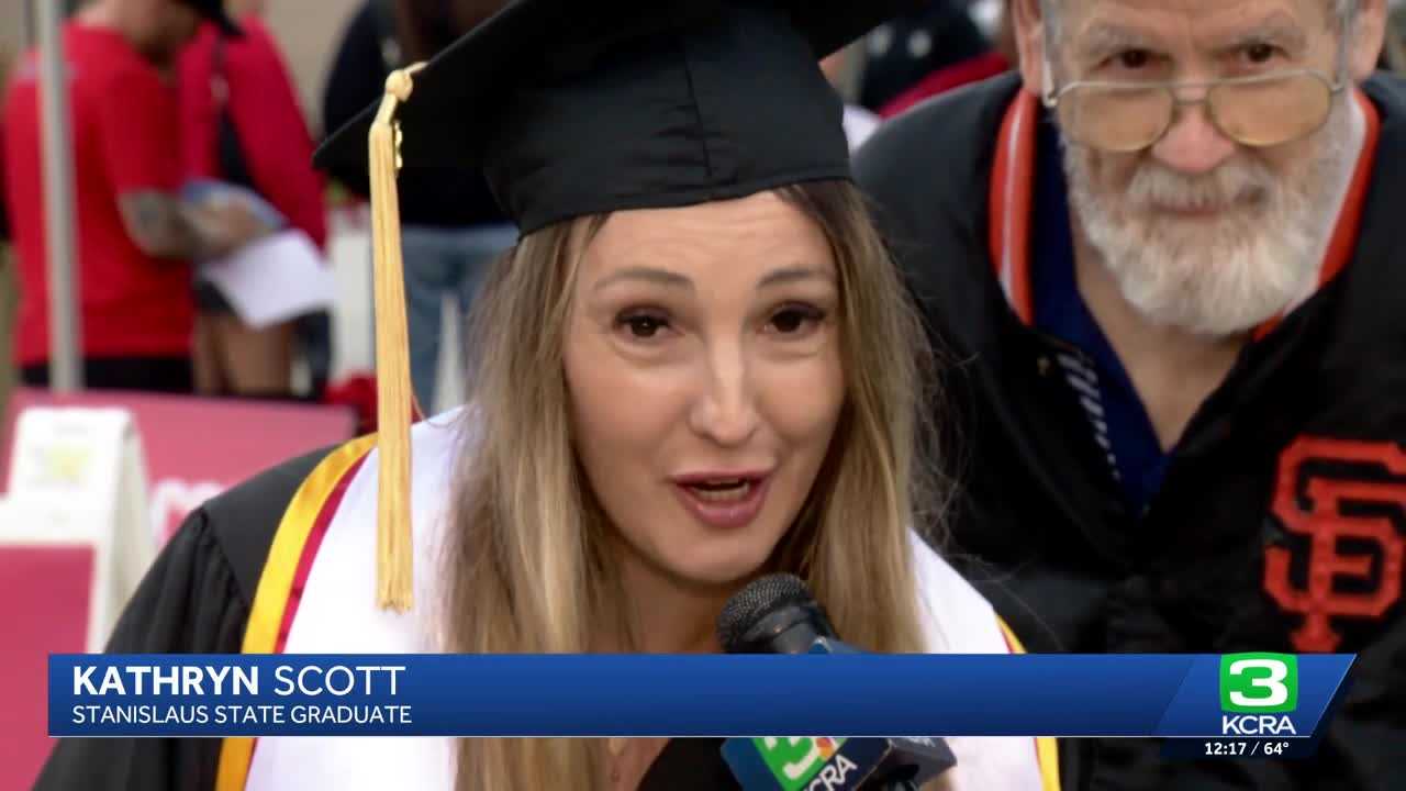 'Just make it happen': Single mom of 7 graduates from college