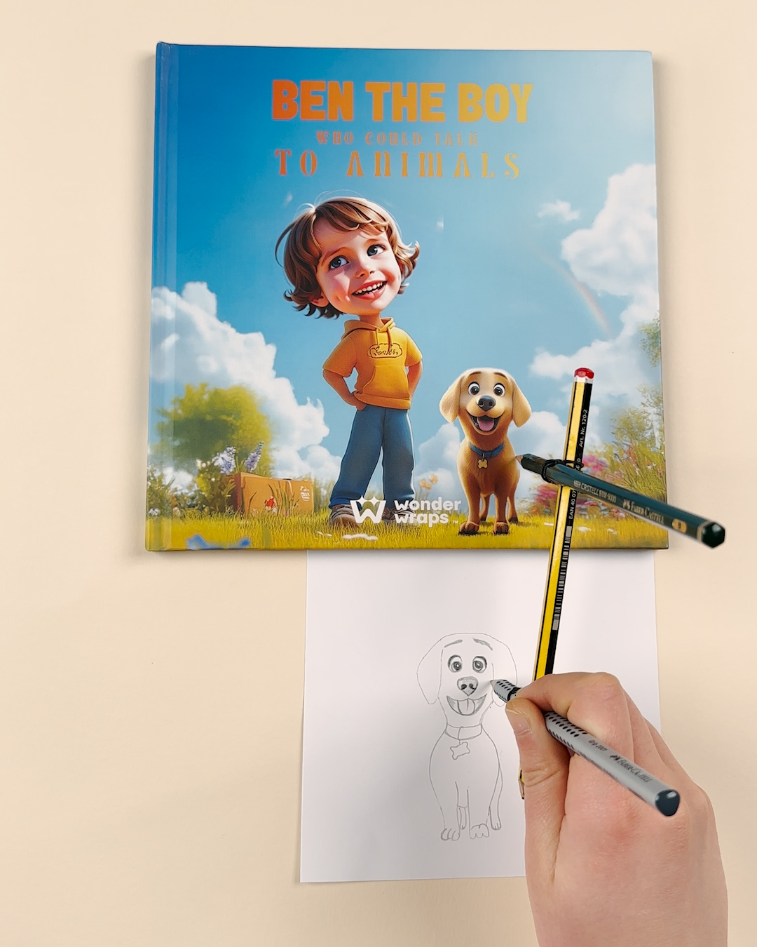 Disegnando il loro personaggio di libro preferito 🐶 ️