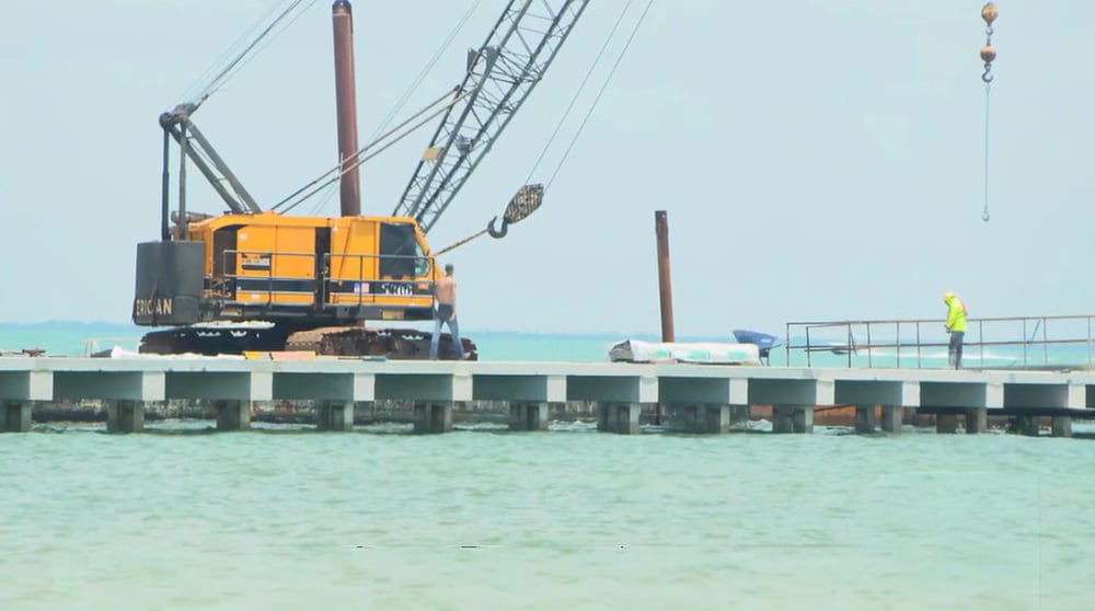 Anna Maria City Pier rebuild underway with stronger design after hurricanes