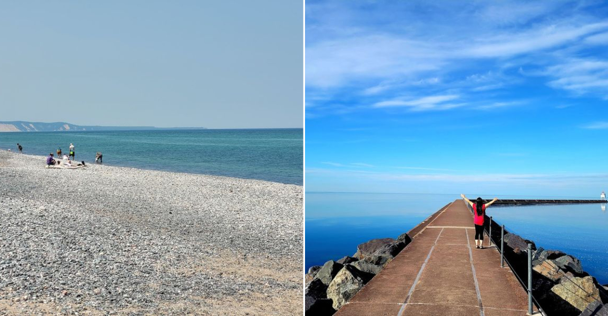 The Minnesota beach where you can walk a full mile and never go deeper ...