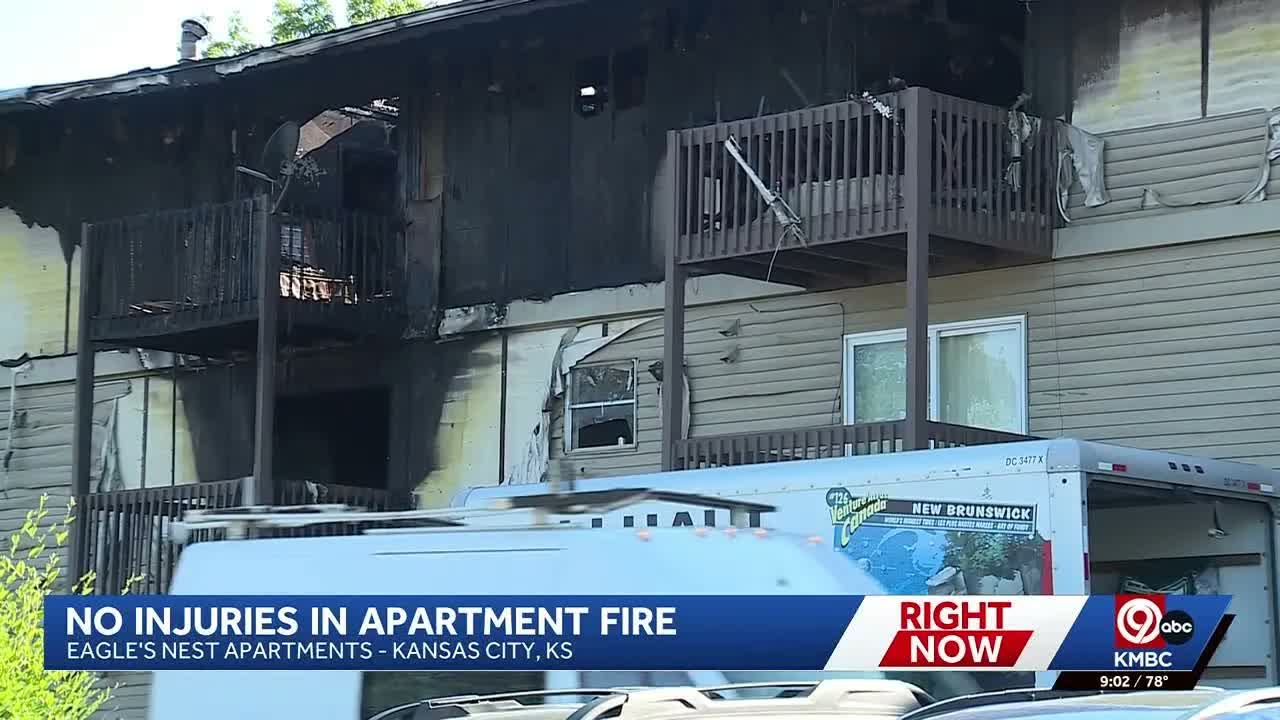 Kansas City, Kansas police investigate overnight fire that damaged 19 units