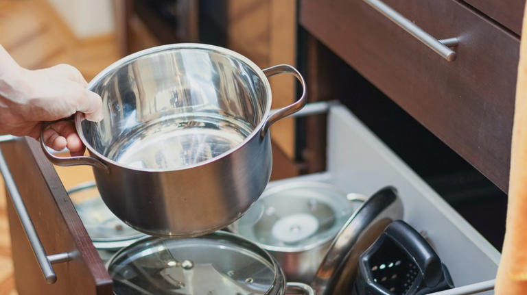 Bye, kitchen clutter: There's an Amazon find that organizes pots, pans ...