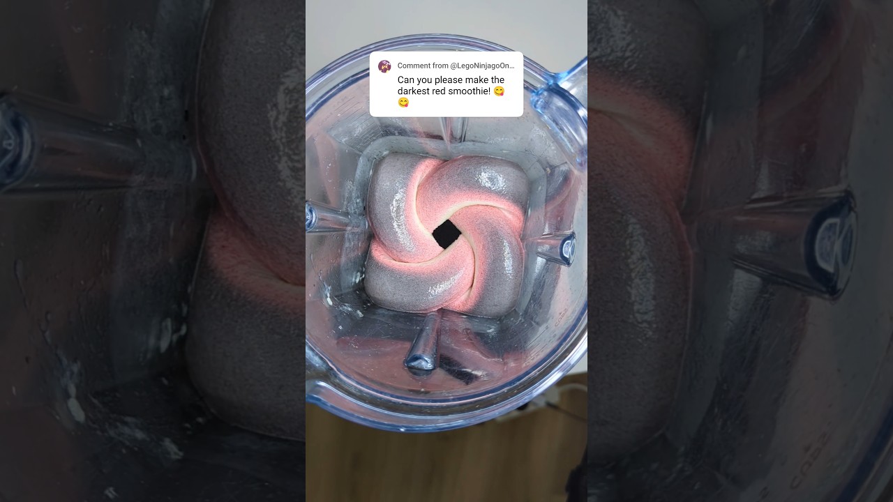 Making the darkest red smoothie possible